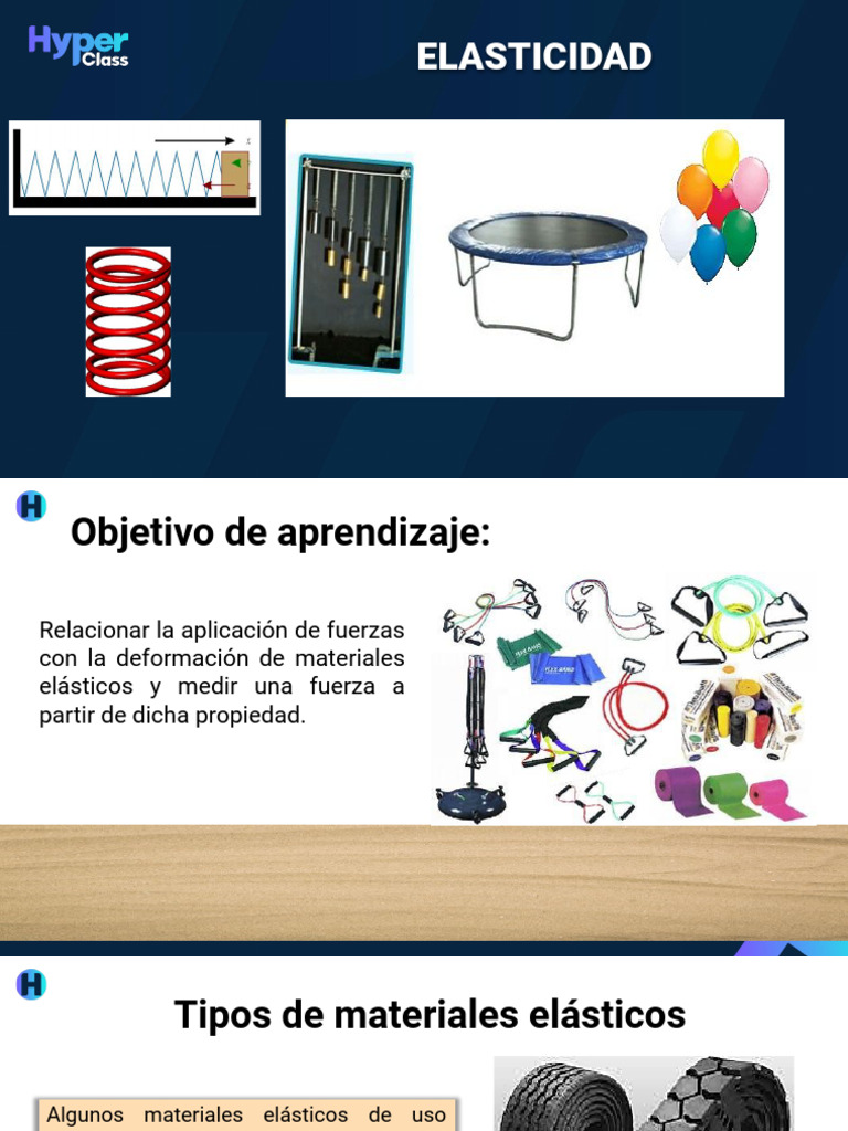 Ejemplos de Elasticidad en Materiales | PDF | Fuerza | Elasticidad (Física)