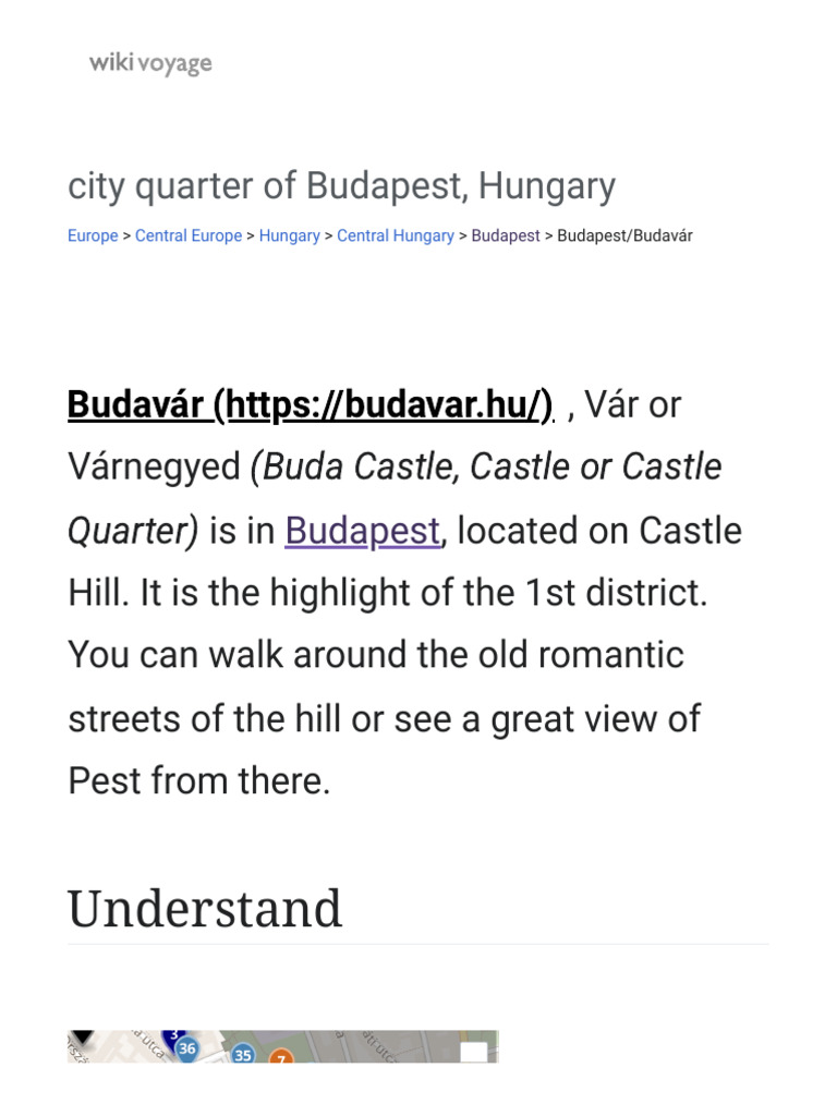 Budapest - Budavár - Travel Guide at Wikivoyage | PDF