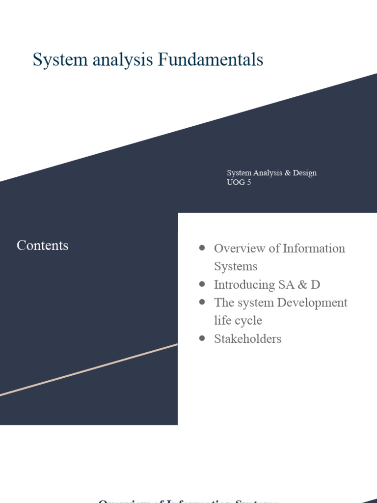 1 - System Analysis Fundamentals | PDF | Software Testing | Systems ...
