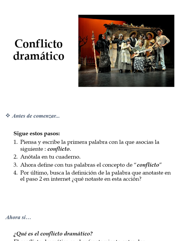 Conflicto Dramático | PDF
