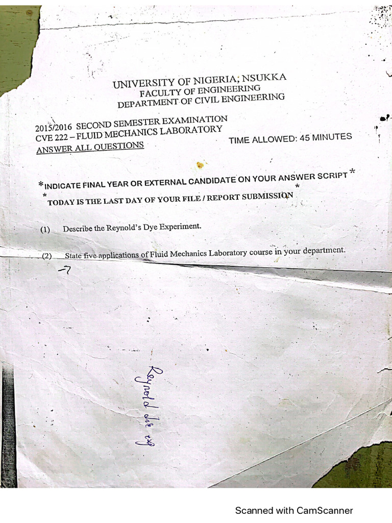 CVE 222 PQ - Samuel Osondu | PDF