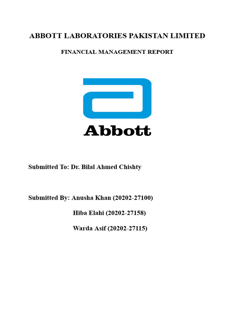 Abbott Laboratories Pakistan Limited | PDF | Free Cash Flow | Business