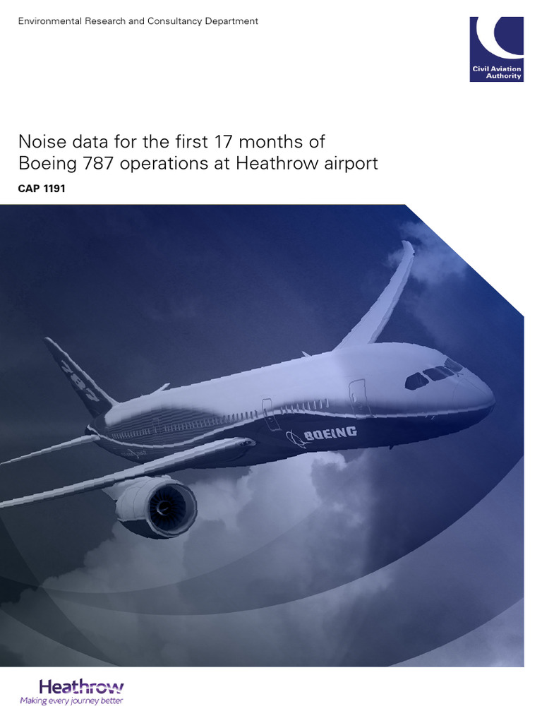 Boeing 787 Noise Performance at Heathrow | PDF | Aviation | Transport