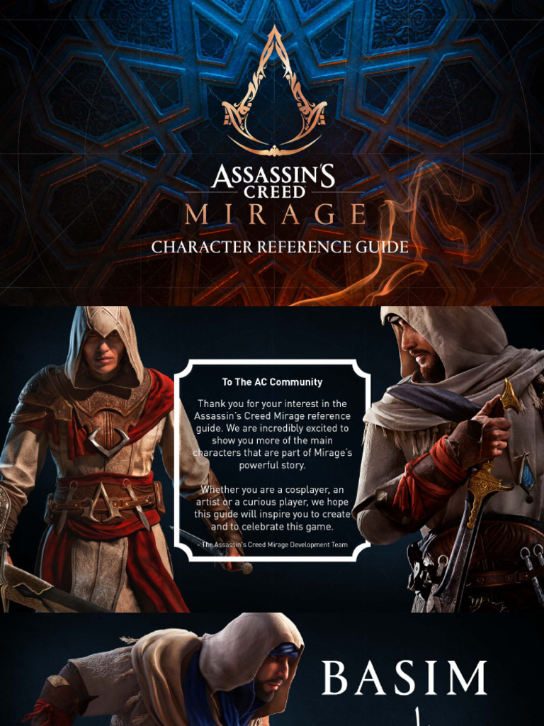 ACM Basim and Roshan Cosplay Guide | PDF