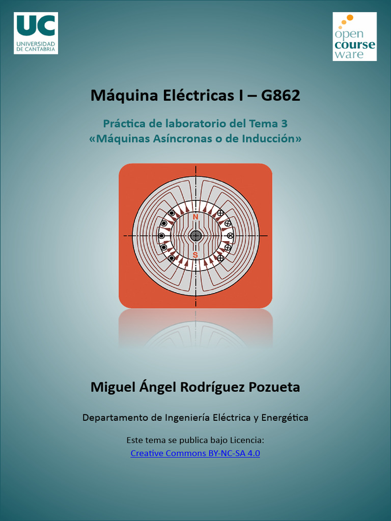 Práctica De Laboratorio Del Tema 3 Máquinas Asíncronas O De Inducción