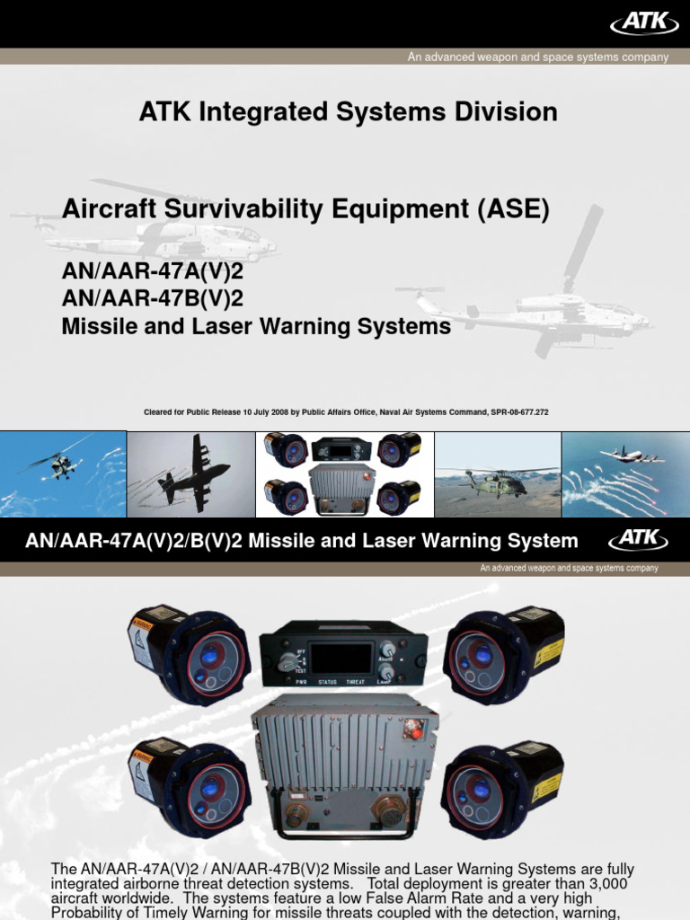 AN/AAR-47 Missile Warning Systems | PDF | Sensor | Missile