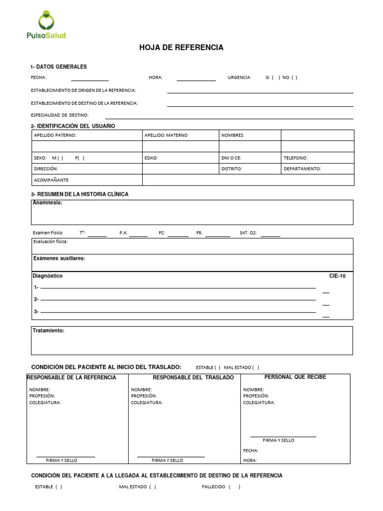 Formato de Hoja de Referencia | PDF