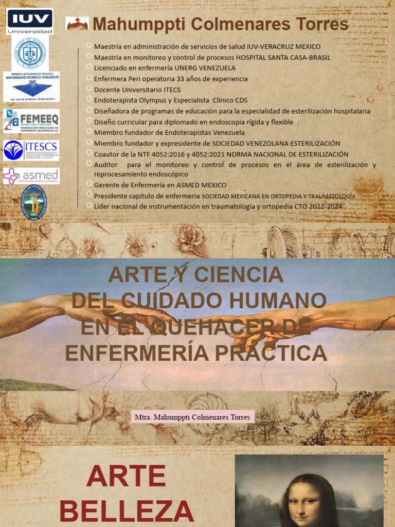 Arte y Ciencia Del Cuidado Humano en El Quehacer de Enfermeria Practica ...