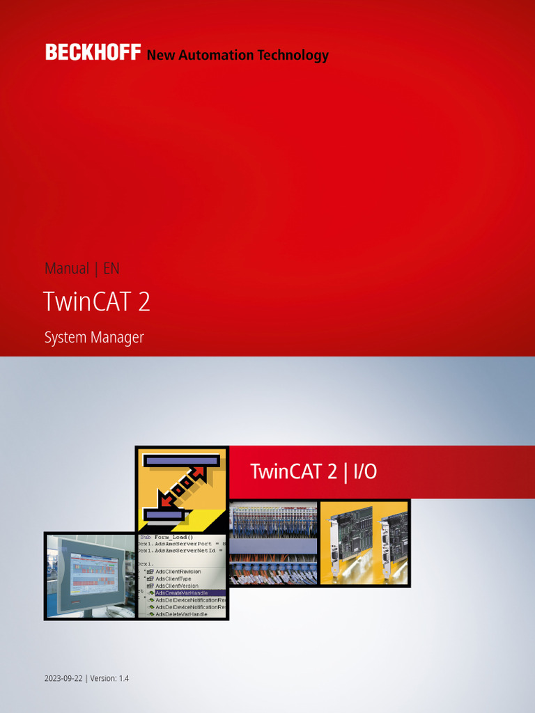 TX1100 TcSystemManager EN | PDF | Window (Computing) | Security