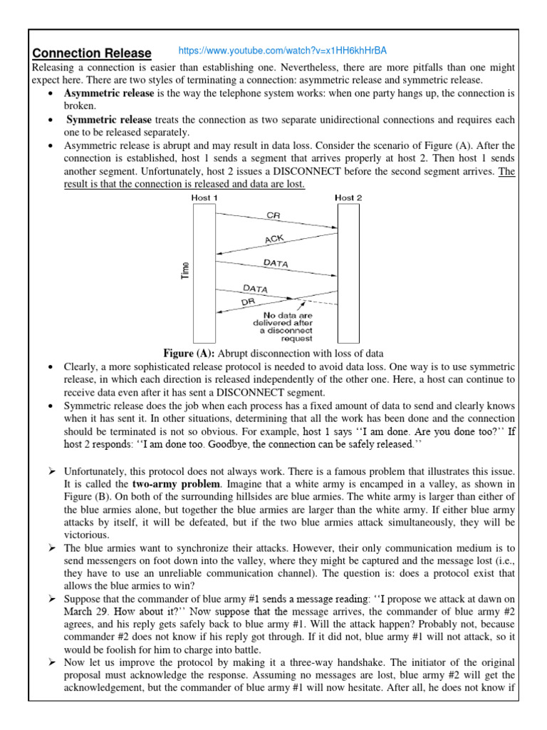 Connection Release Protocols Explained | PDF