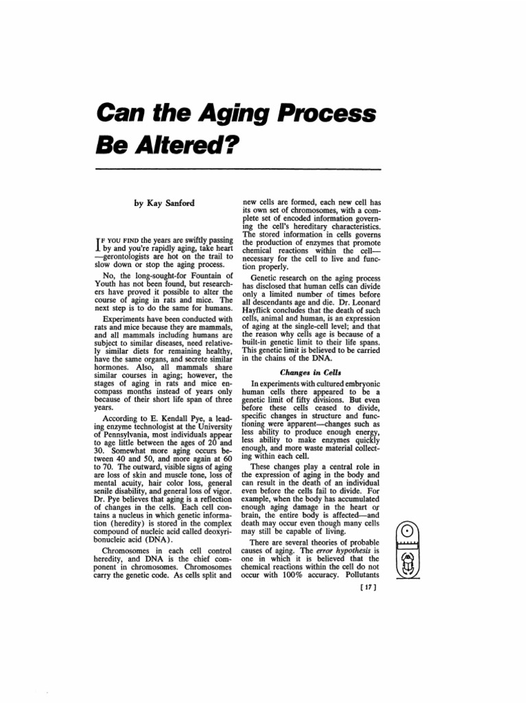 R+C - Digest - Endocrine - Aging Process | PDF