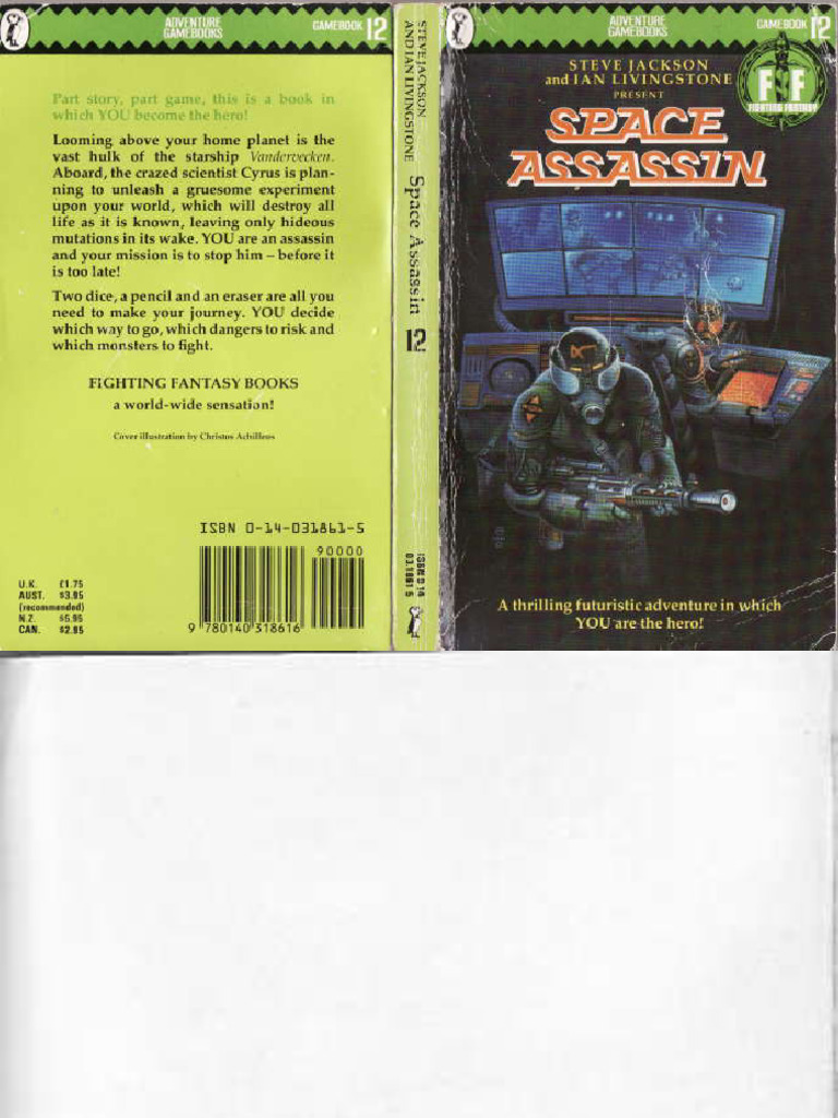 Space Assassin: Fighting Fantasy Guide | PDF | Science & Mathematics