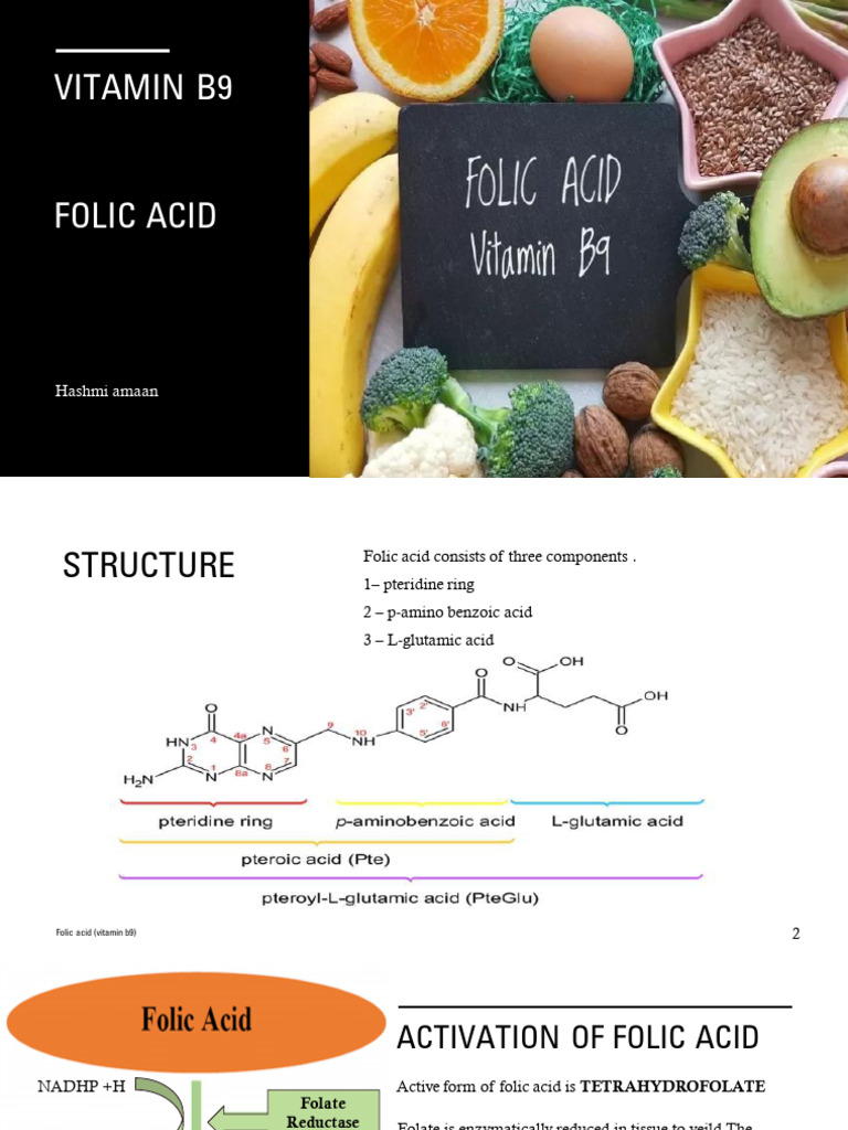 Folic Acid | PDF | Organic Compounds | Biochemistry