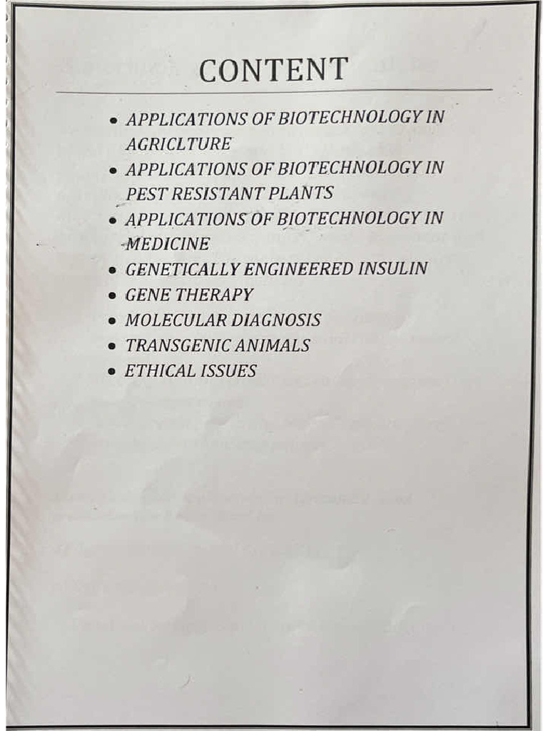 Biology Project File Cbse | PDF