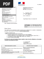 Lettre Recommandée Avec Avis de Réception: REF/N° DU DOSSIER: DM91 ...