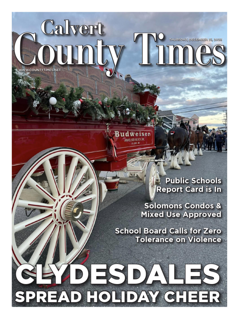 Calvert County Times: December 21, 2023 | PDF | Teachers | Condominium
