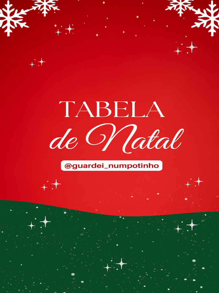 Tabela de Natal - GNP | PDF