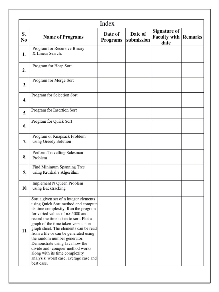 Dbms and Daa Front (1) - Removed | PDF | Time Complexity | Computational Complexity Theory
