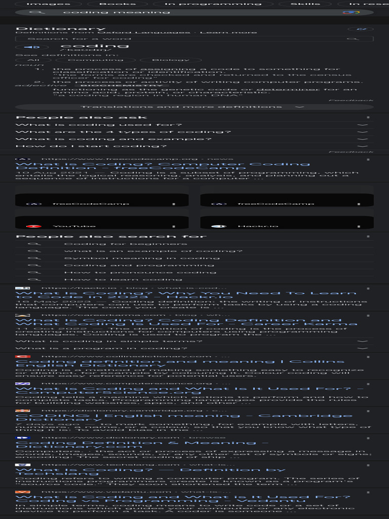 Coding Meaning - Google Search | PDF | Computer Programming | Computer ...