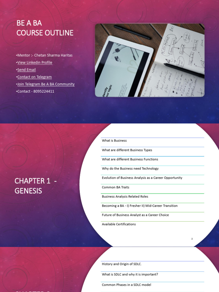 Be - A - BA - Course Outline | PDF