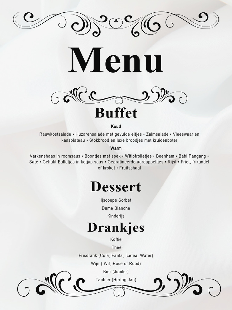 Bruilfot Menu Cart | PDF