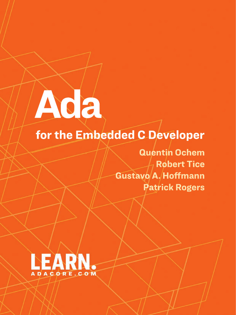 Ada for Embedded C Developers | PDF | Compiler | Programming Language