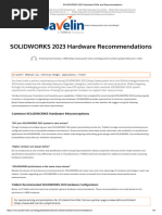 SOLIDWORKS2025 PC Requirements | PDF