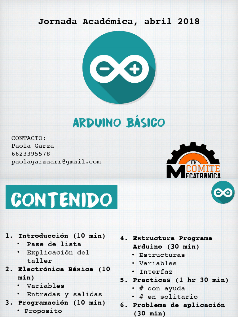 Taller Arduino PDF | PDF | Computadoras