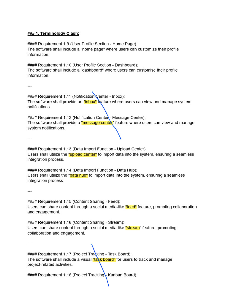 Inconsistency Requirements | PDF