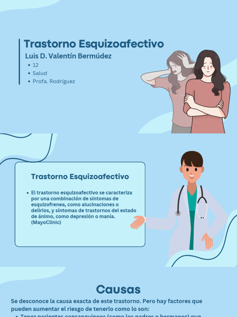 Trastorno Esquizoafectivo PDF | PDF