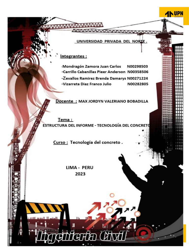 Informe N°6 - Tecnología de Concreto | PDF