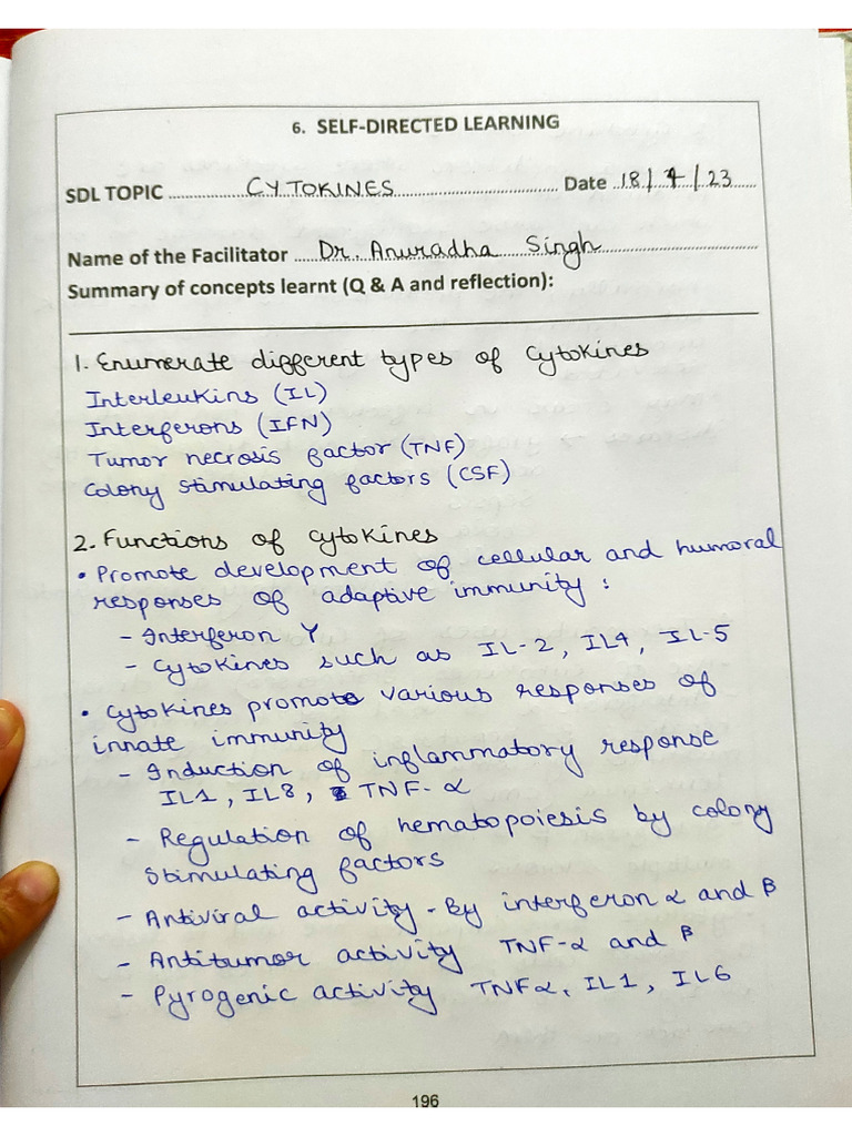 Cytokines SDL | PDF