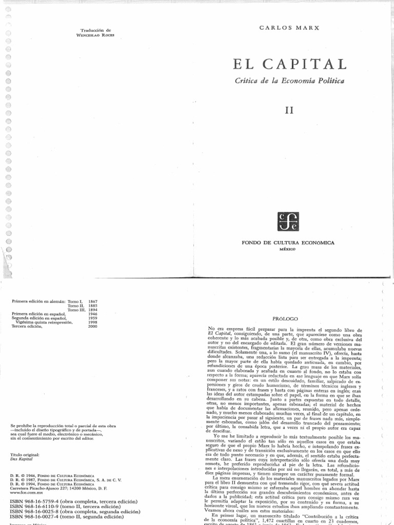 Critica de La Economia Politica II Marx | PDF Critica de La Economia Politica II Marx | PDF