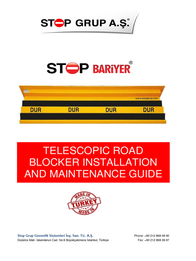 Telescopic Road Blocker | PDF | Valve | Piston