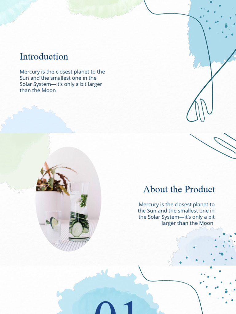 Aqua Marketing Plan - by Slidesgo | PDF | Planets | Solar System