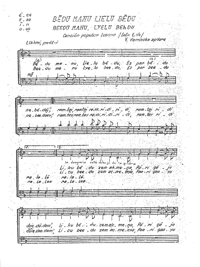 Bedu Manu Lielu Bedu | PDF