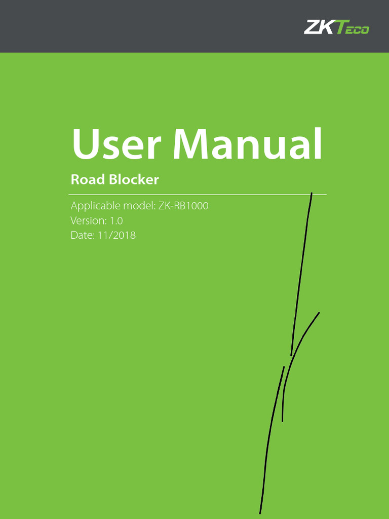 ZK-RB1000 User Manual | PDF
