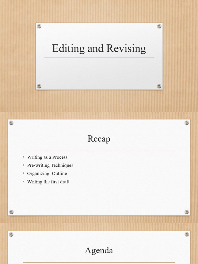Editing and Revising - Fall 2023 | PDF | Grammatical Number | Noun