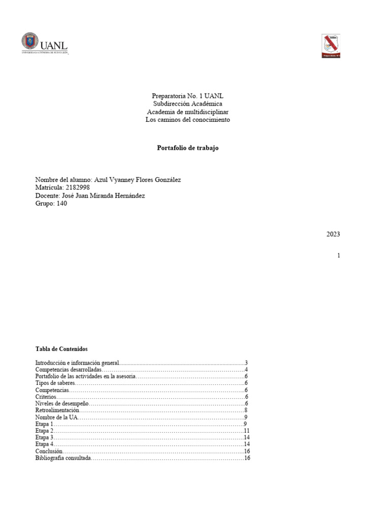 2op Portafolio | PDF | Falacia | Conocimiento