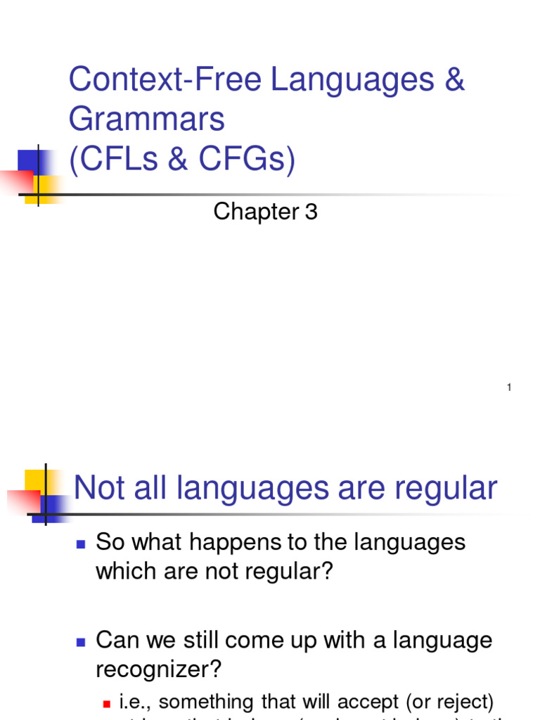 Context Free Grammars | Download Free PDF | Parsing | Syntax (Logic)