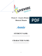 Annie Script 2014 | PDF | Annie (Musical)