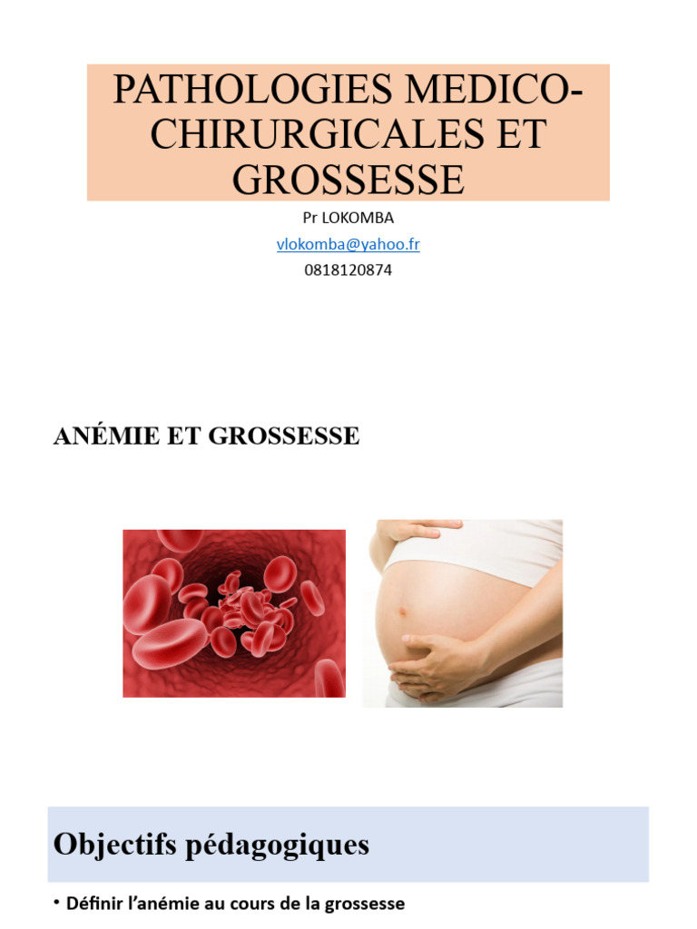 Pathologies MC Et Grossesse | PDF | Bien-être | Sciences et mathématiques