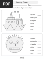 Shapes Worksheet | PDF | Geometry | Elementary Geometry
