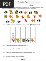 Bar Graph of Class Pets Data | PDF