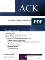 Slack Messaging App Overview | PDF | Mobile App | Multimedia