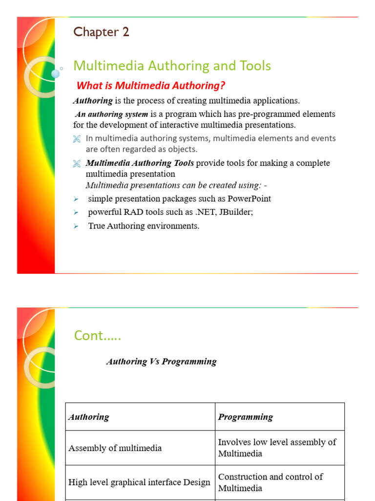 MM Chapter 2 | PDF | Multimedia | Scripting Language