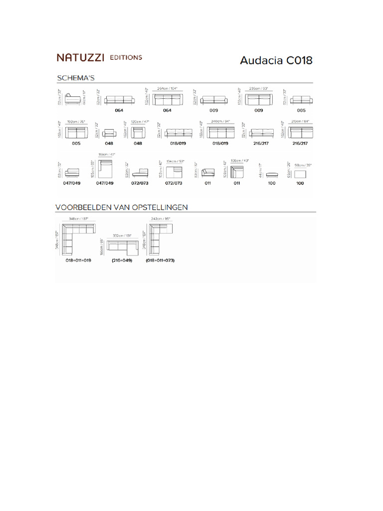 Technische Fiche C018 Audacia | PDF