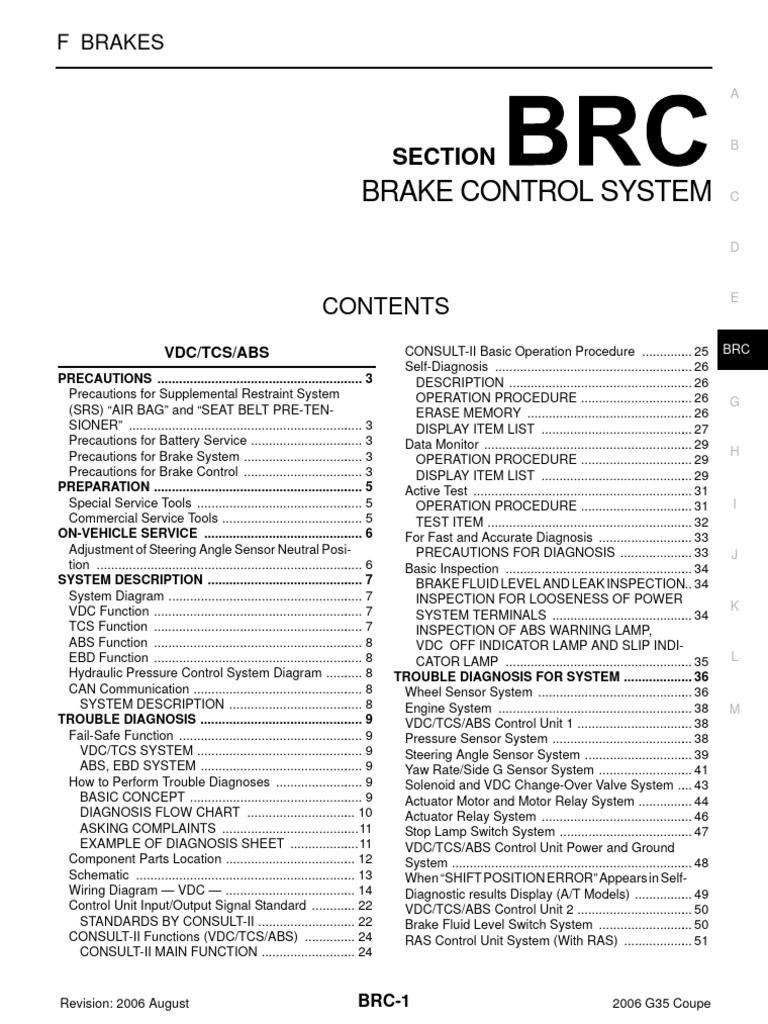 Brake Control System | PDF | Anti Lock Braking System | Airbag