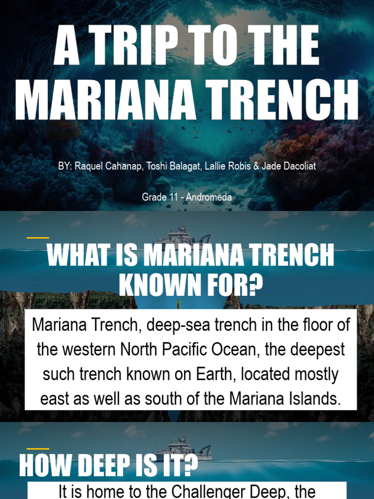 Journey to the Mariana Trench Depth | PDF