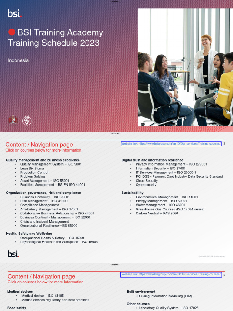 Indonesia Training Schedule 2023 Final 1122 | PDF | Building Information Modeling | Hazard ...